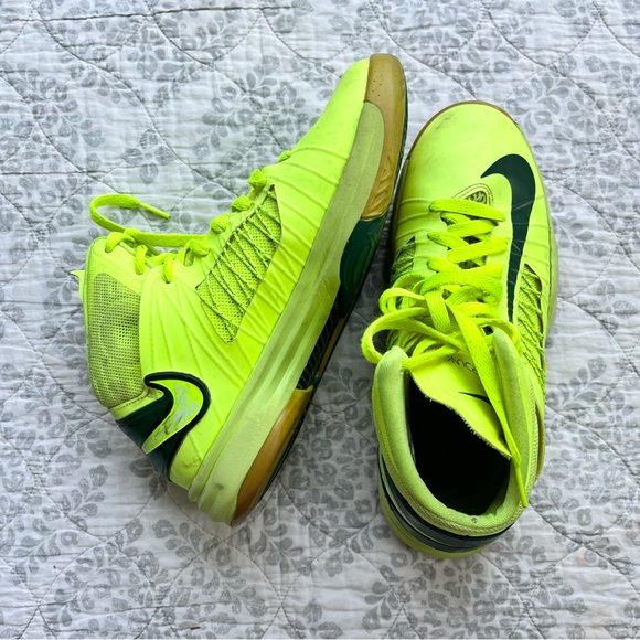 Nike | Shoes | 55y Nike Youth Hyperdunk Hightop Tennis Shoes Neon ...